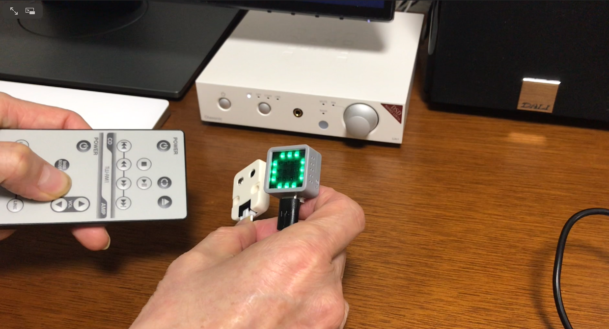 M5Stack Atomで赤外線リモコンを作る（1）デモ動画｜IoT-Gym